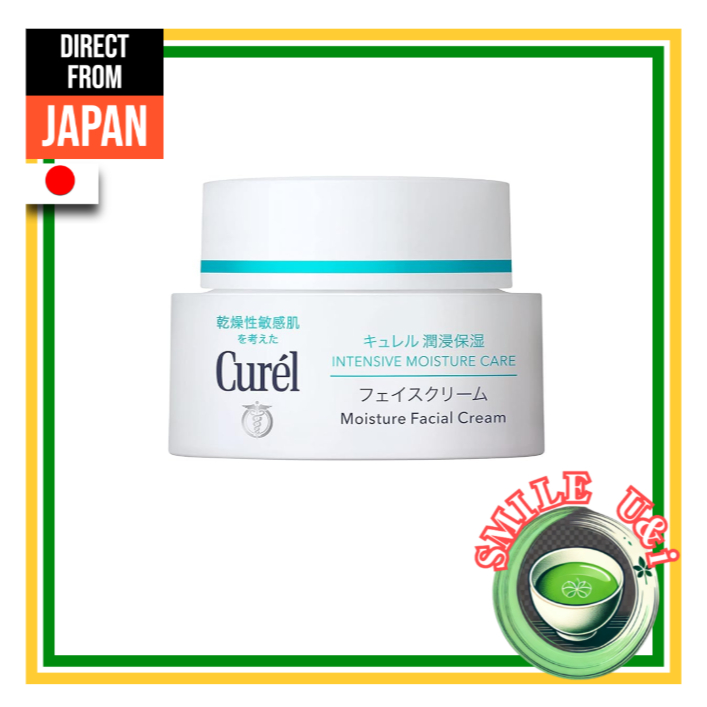 Curel Moisture Ceramide Cream 40g | Sensitive Skin, Hypoallergenic, Dry ...