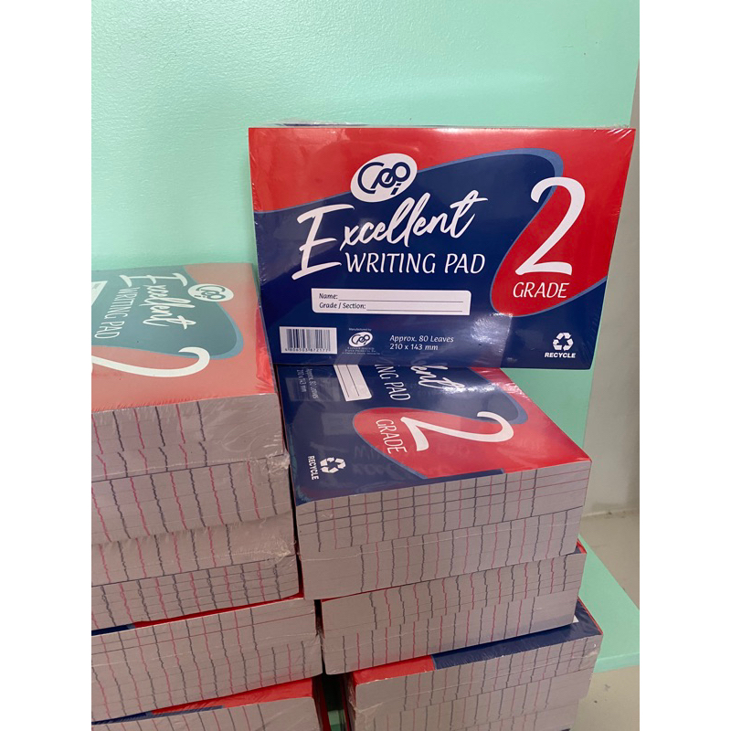 Grade 2 Writing Pad Packed 5’s and 10’s | Shopee Philippines