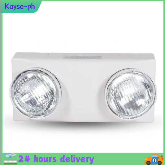 Wall Mounted 2*2W emergency twin rechargeable led light | Shopee ...