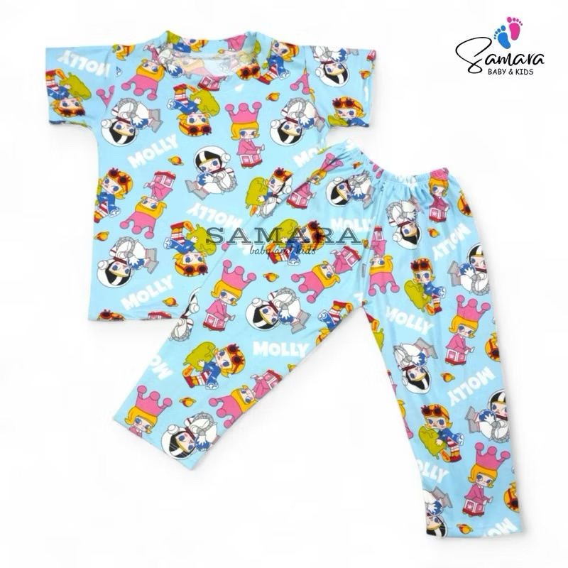 Samara PAJAMA TERNO SET for Kids | Cotton Spandex Sleepwear | Soft ...