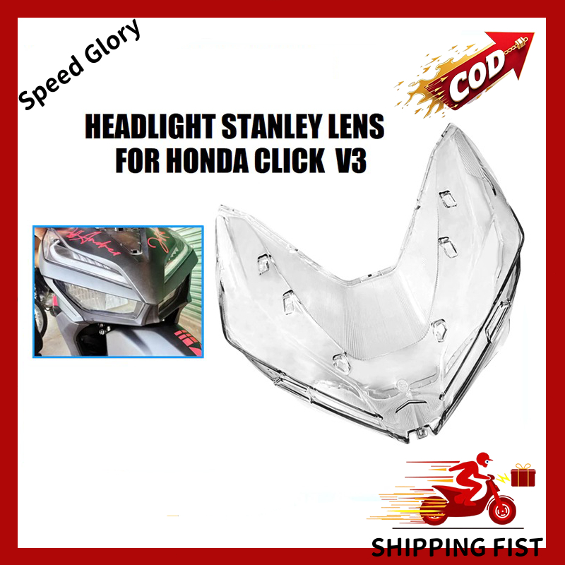 Click V2 Headlight Lens Clear Flasher Lens For Honda Click V2 | Shopee ...