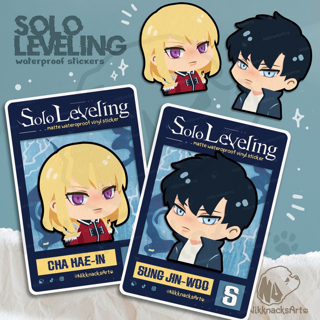 Solo Leveling Sticker - Waterproof & Weatherproof Vinyl Stickers - Cute ...