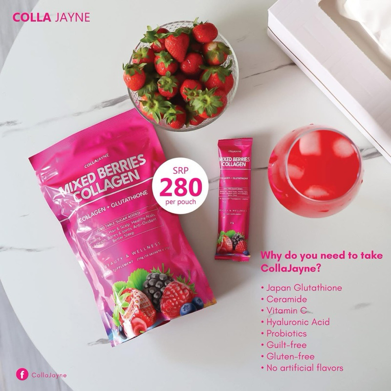 Collajayne (Glutathione + Collagen) drink | Shopee Philippines
