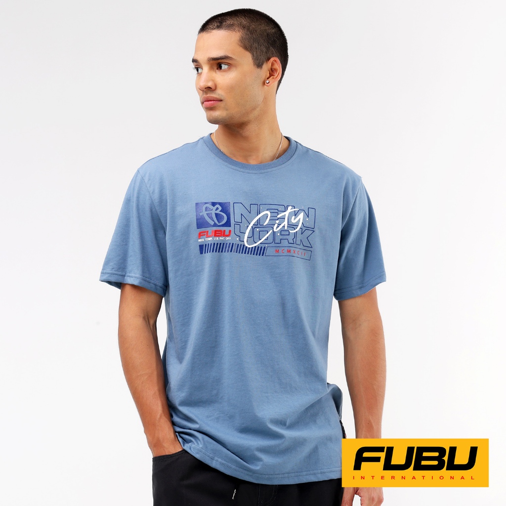 Fubu Round Neck Regular Fit FST01-0490 | Shopee Philippines