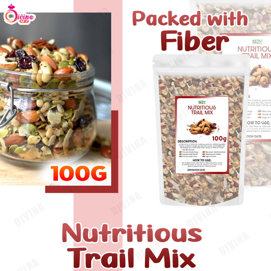 Nutritious Trail Mix 100g | Shopee Philippines