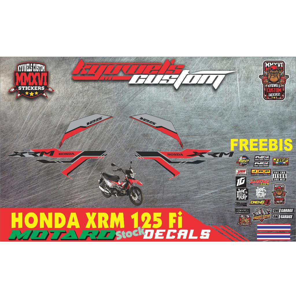 HONDA XRM 125 MOTARD DECAL STICKER | Shopee Philippines