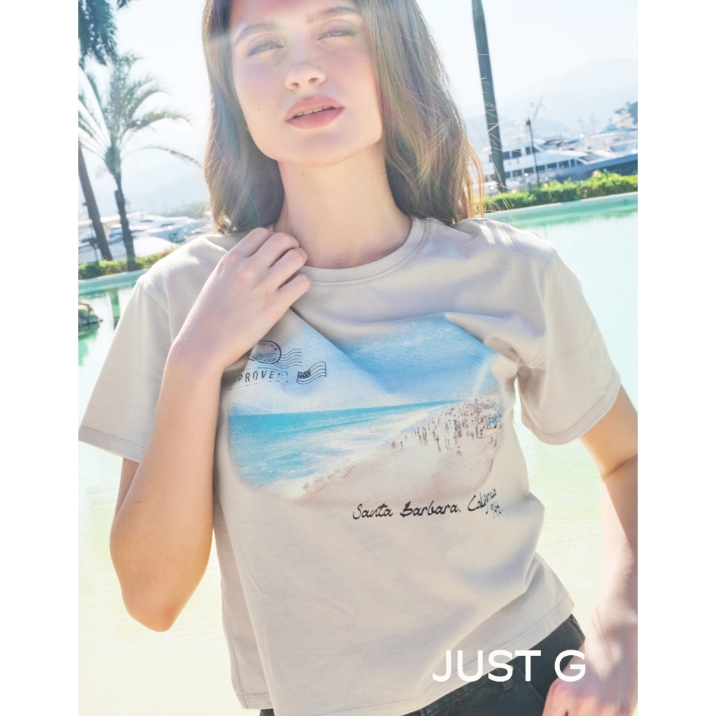 Just G Regular Fit Tee With Graphics | Shopee Philippines