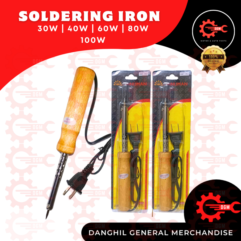 Soldering Iron Wood Handle 220V-240V Hand Tool Set | Shopee Philippines