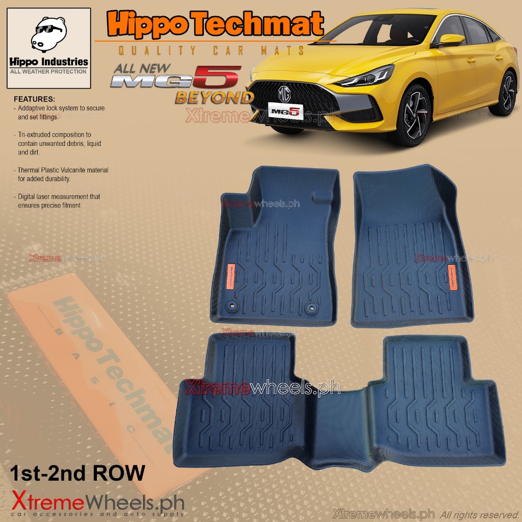 MG 5 / MG GT 2021 to 2025 Cargo / Trunk Tray Hippo Techmat Brand Deep ...