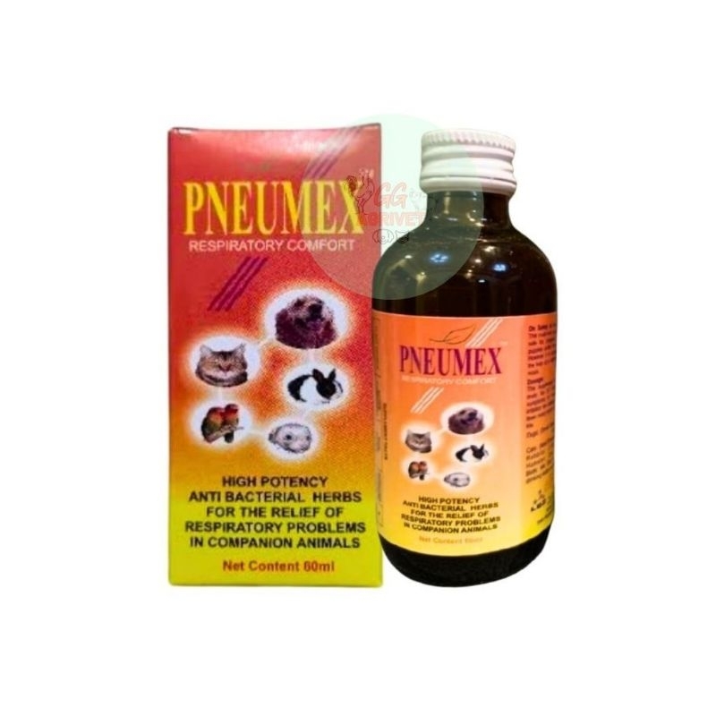 PNEUMEX respiratory relief for pet cough antibacterial herbal 60ml ...