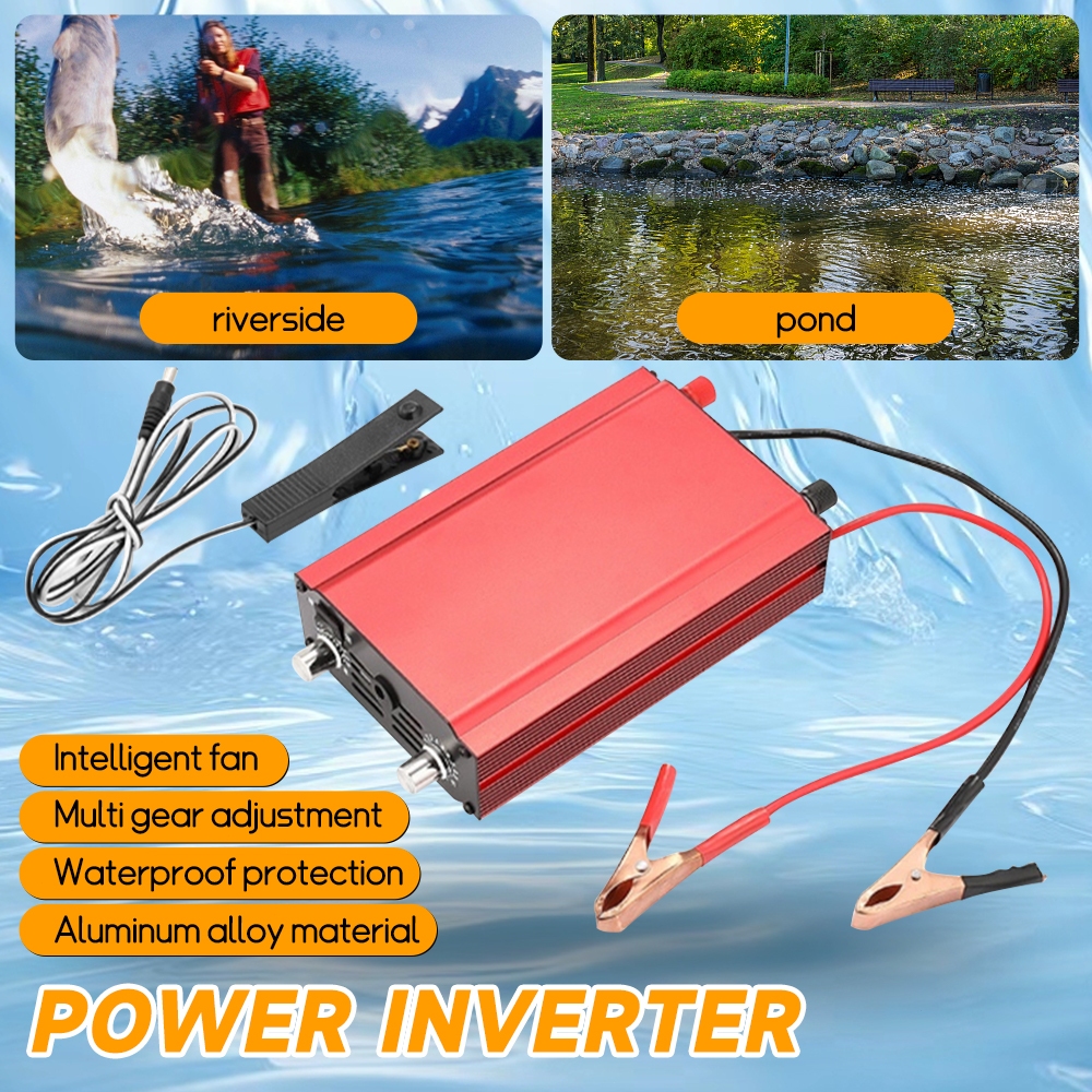 DC12V Inverter Electric fishing High Power Machine Safe Inverter 38000W ...