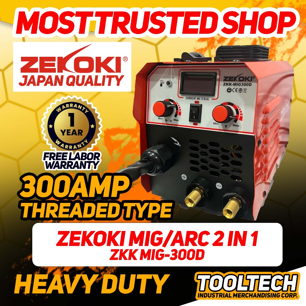 ZEKOKI JAPAN & MAILTANK 2 IN 1 MIG & ARC INVERTER WELDING MACHINE ...