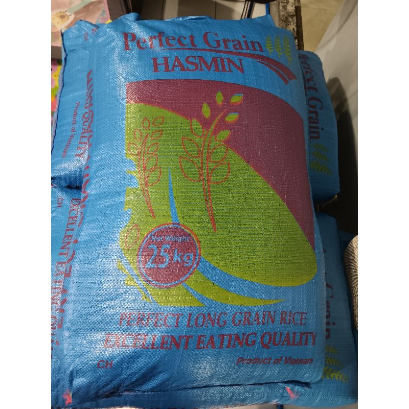 HASMIN PERFECT GRAIN RICE 25kg | Shopee Philippines