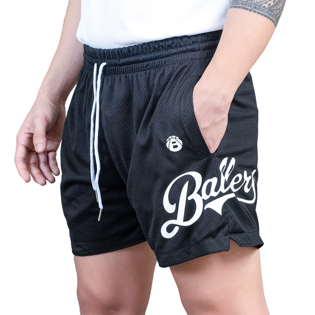 BALLERS MESH SHORT ORIGINAL BASKETBALL SHORT ABOVE THE KNEE / DOUBLE ...