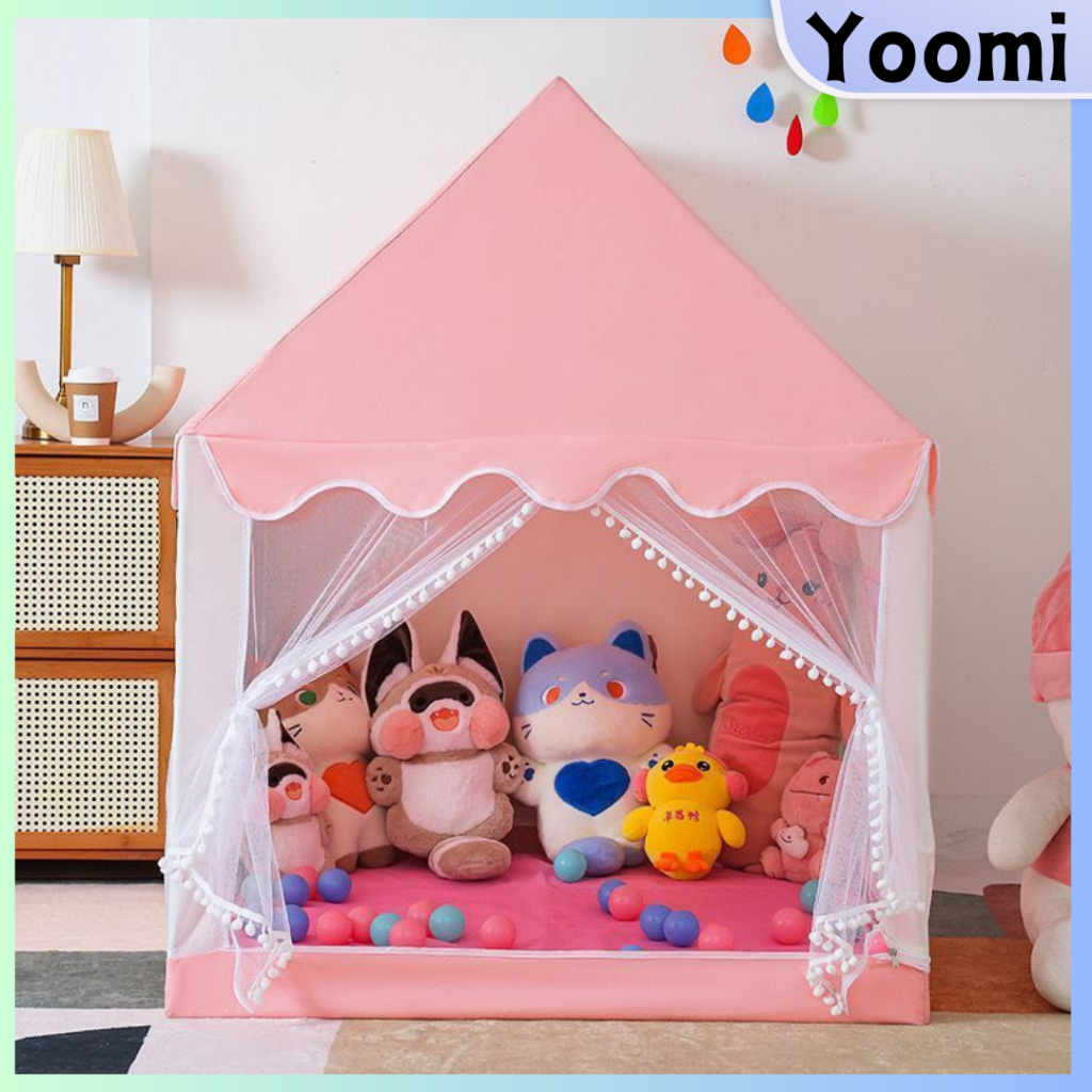 Tent Foldable Oxford Playhouse Playtent Game House Tent for Kids Girl ...