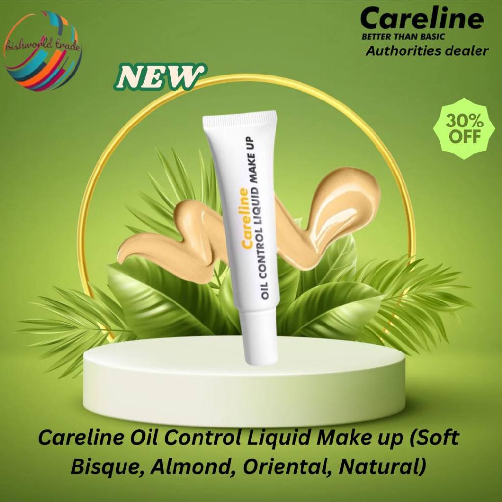 Careline Oil Control Liquid Make up (Soft Bisque, Almond, Oriental ...