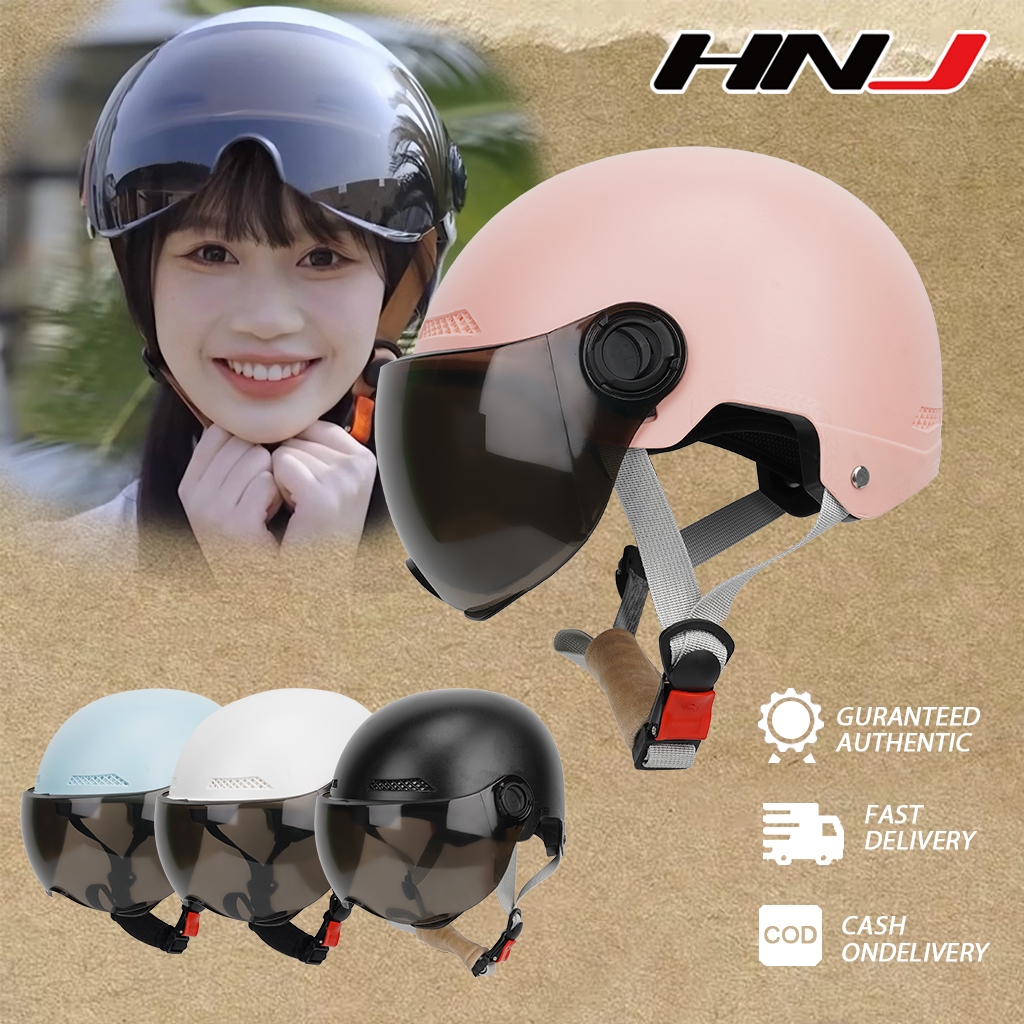 HNJ Nutshell Helmet Half face Helmet For Motorcycle Helmet Open Face ...