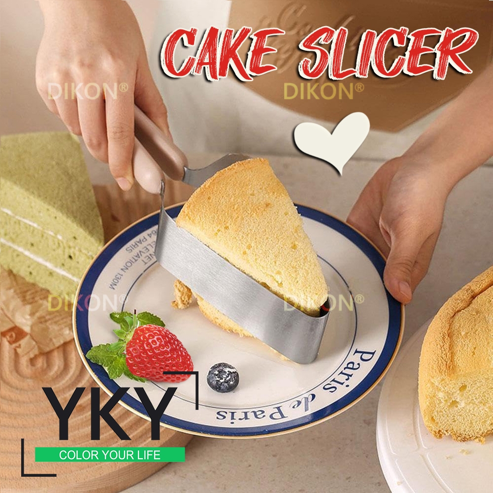 Stainless Steel Cake Slicer Cake Cutter Server for Birthday Wedding ...