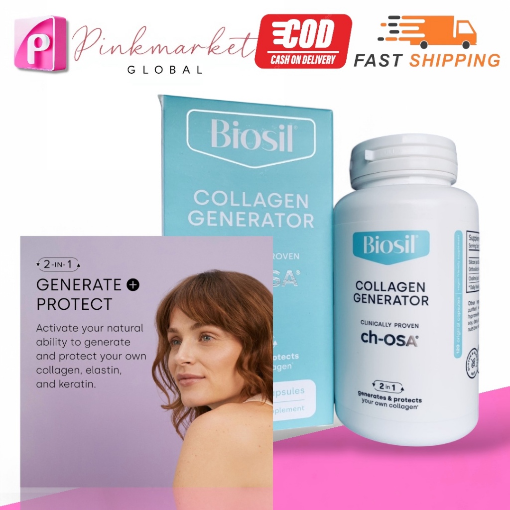 BioSil ch-OSA Advanced Collagen Generator | Vegan & Vegetarian Capsules (60/120 Caps) | Shopee ...