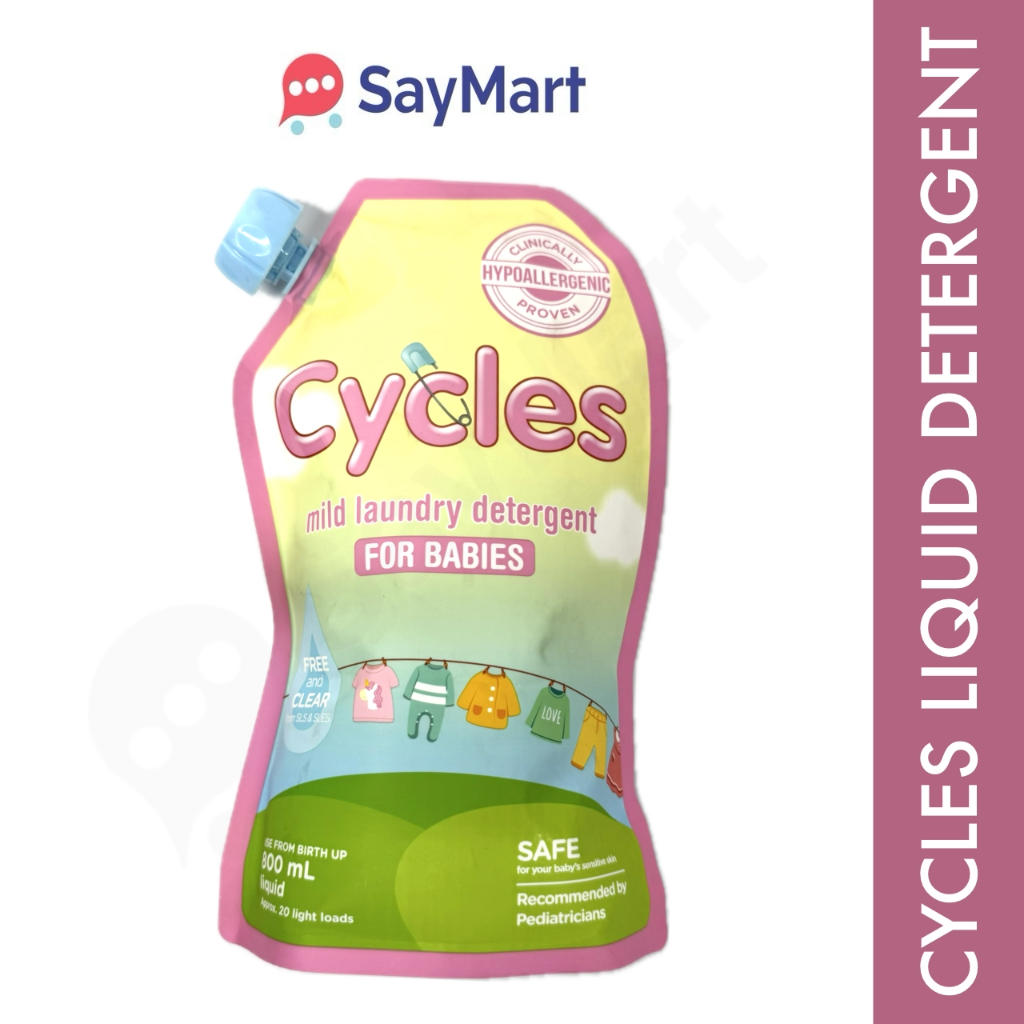 CYCLES LIQUID DETERGENT REFILL 800ML | Shopee Philippines