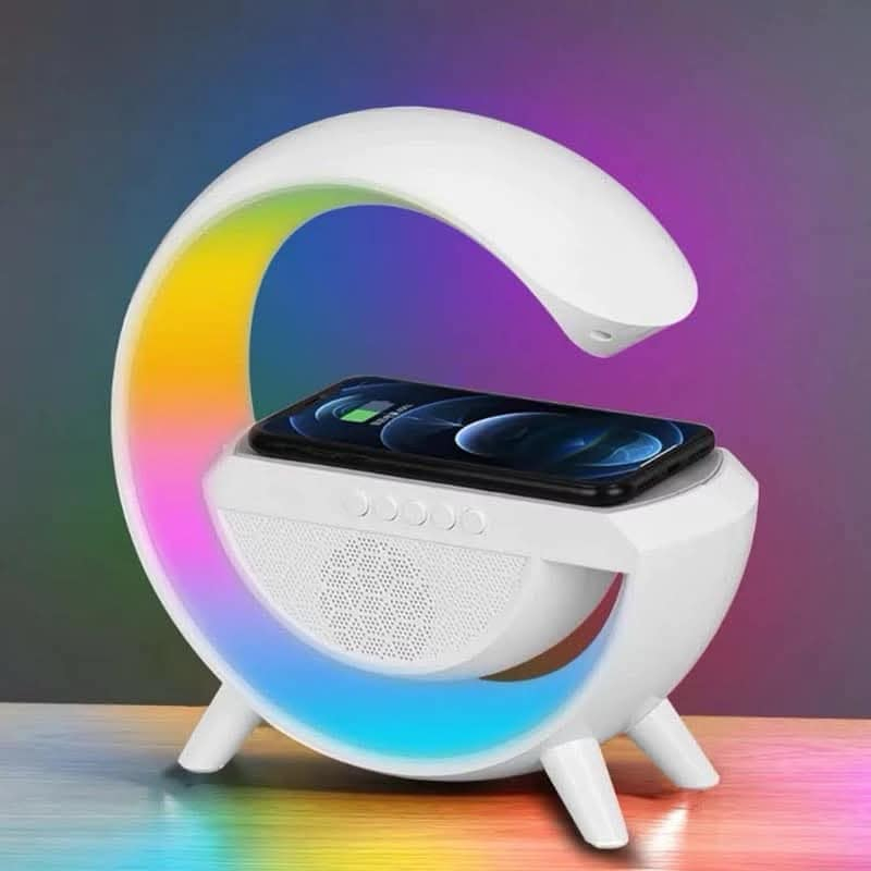 Multifunctional Bluetooth Speaker Wireless Charger RGB Night Light ...
