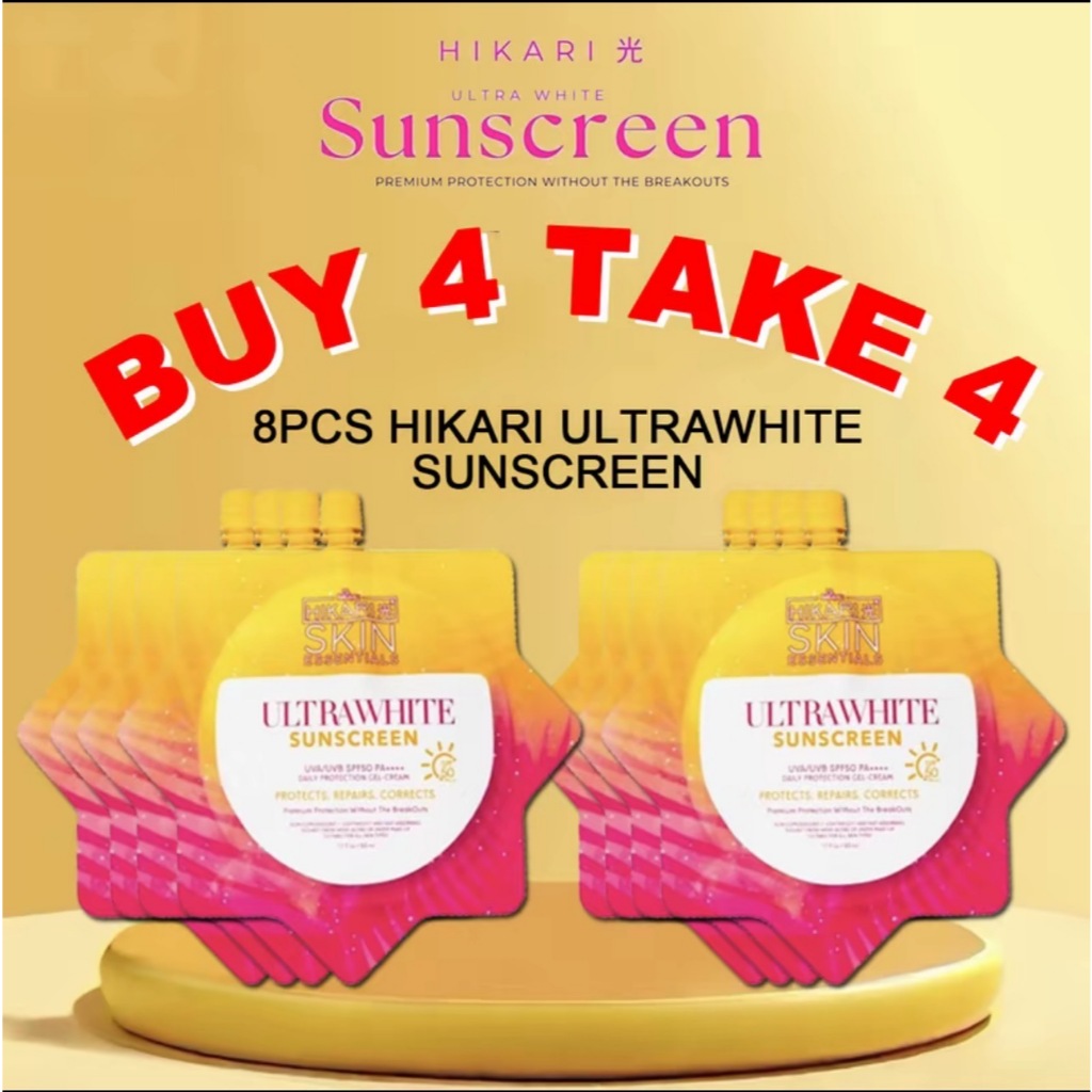 Hikari Skin UltraWhite Sunscreen SPF50 50ml & Beauty White 4 in 1 ...