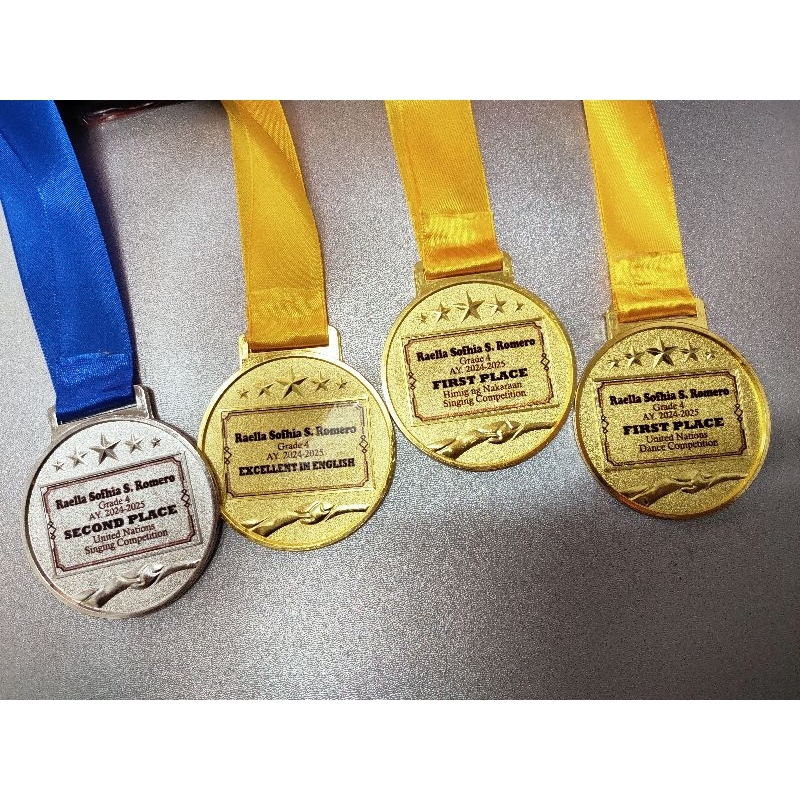 Customized Big Medal/Quality/corporate/academic/sports medal | Shopee ...