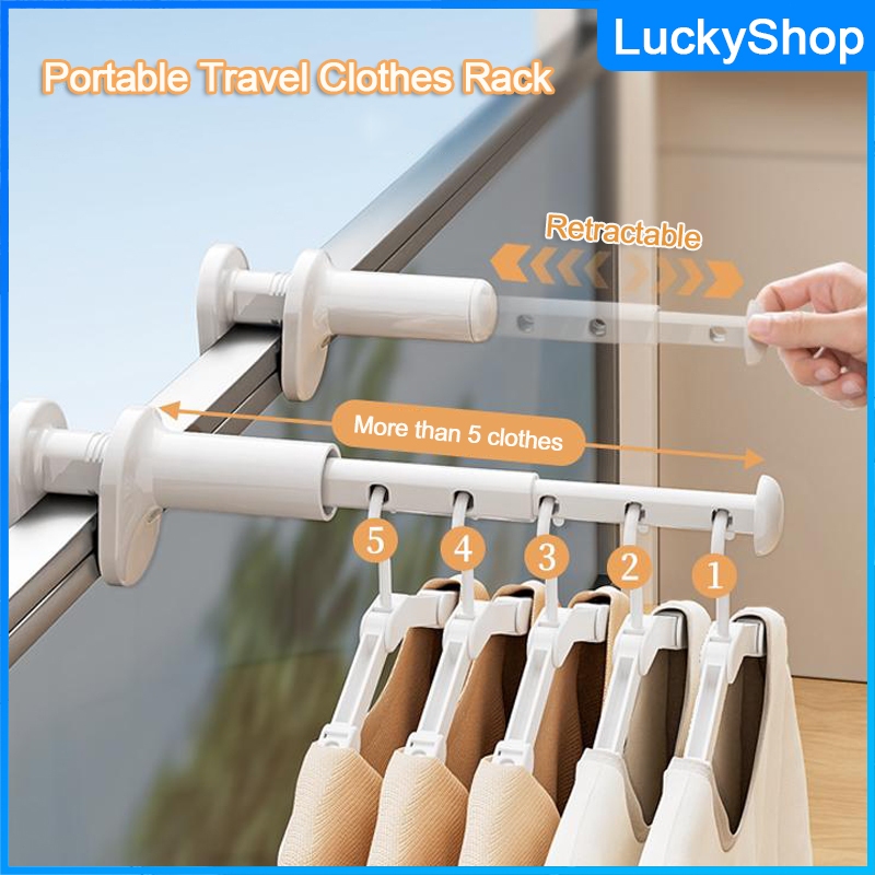 Portable Travel Clothes Drying Rack - Foldable, Windproof, Retractable ...