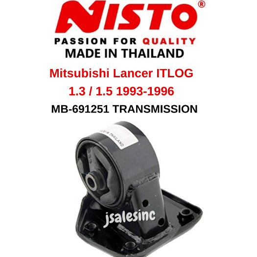 Mitsubishi Lancer ITLOG 1.3/1.5 1993-1996 TRANSMISSION Engine Support ...