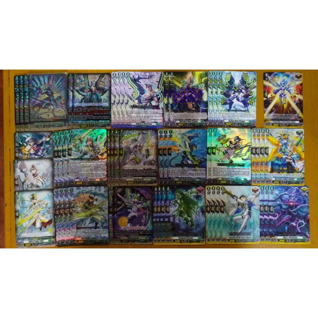 CFV Blue Storm Maelstrom Deck Stoicheia Aqua Force Cardfight Vanguard Glory Tidal RRR DZ-BT06 ...