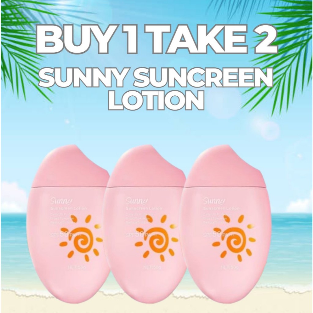 3PCS SUNNY MOISTURE REPAIR UV SUNSCREEN WITH LONG LASTING SPF50 AND ...