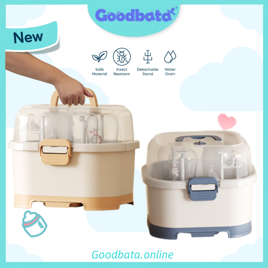 Goodbata Baby Feeding Bottle Storage Box Dustproof Tableware Cupboards ...