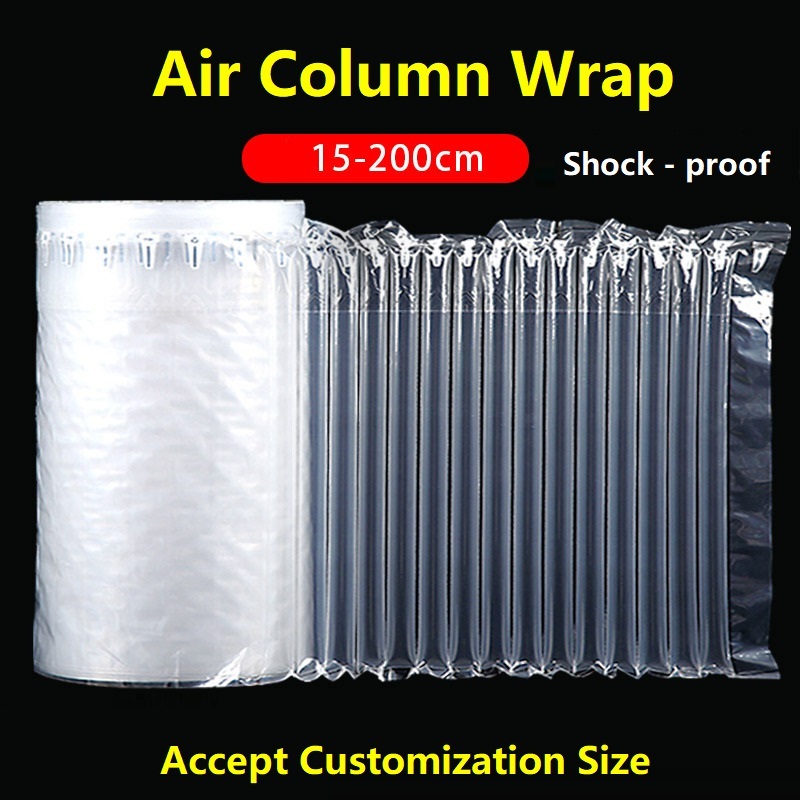 50 Meters Air Column Wrap Thick Inflatable Anti-Vibration Anti Fall ...