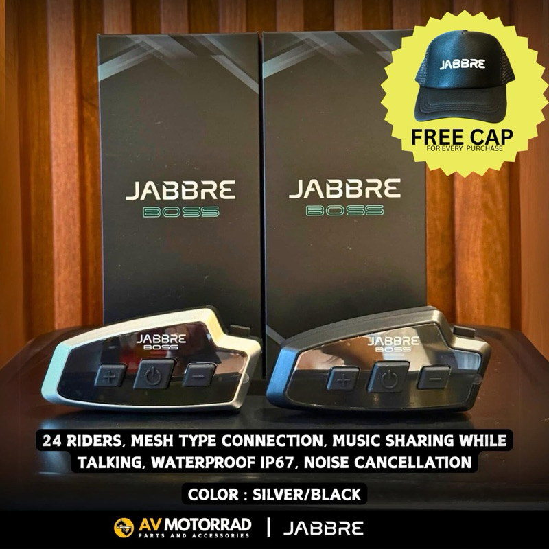 JABBRE BOSS (24 riders intercom) | Shopee Philippines