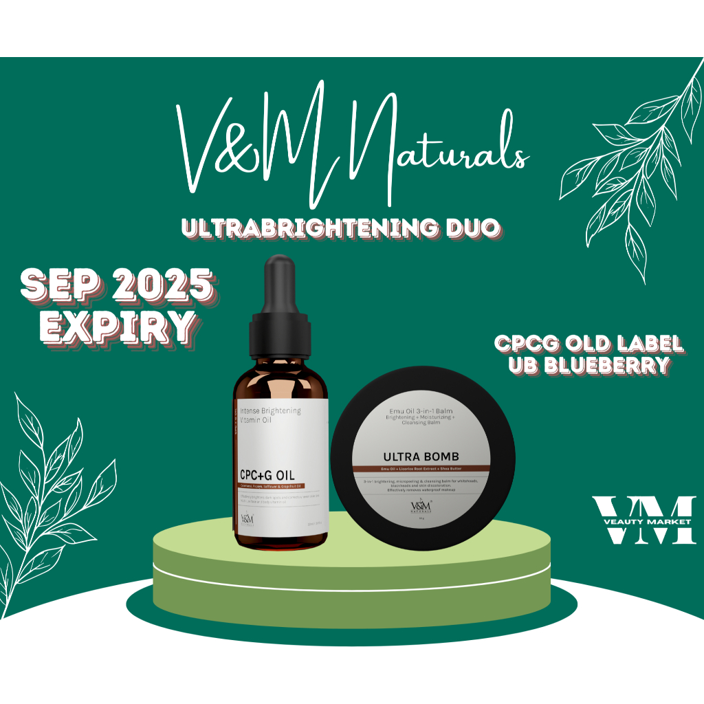 ULTRA BRIGHTENING DUO V&M NATURALS (CPCG OIL & ULTRABOMB OR BARE IT ALL ...