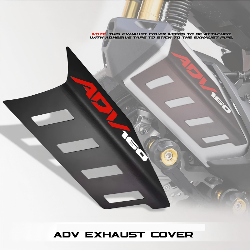 ADV 160 MUFFLER EXHAUST STEEL METAL COVER/HEAT GUARD COVER GARNISH FOR ...