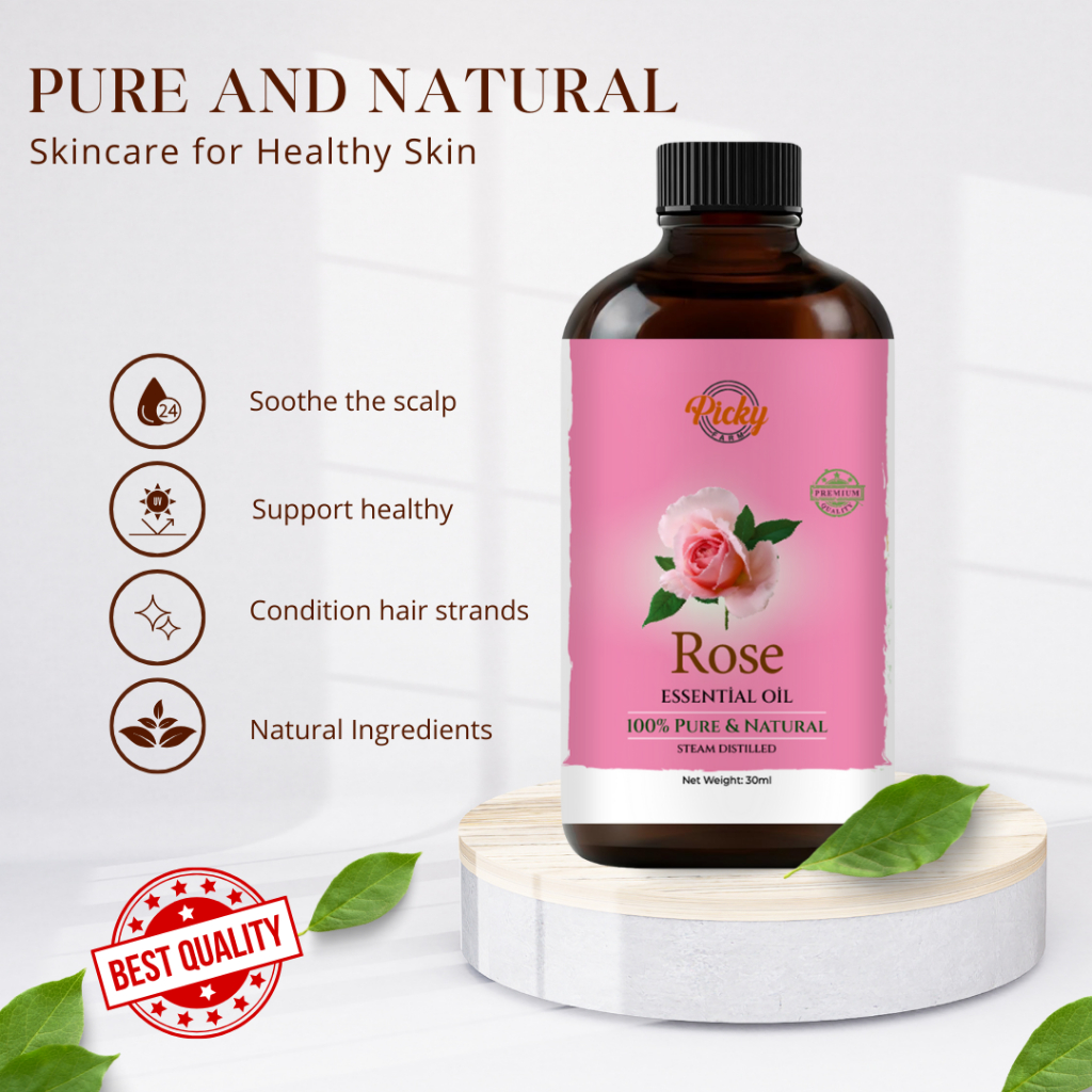 Rose Essential oil 30ML | Premium Grade Oil | Shopee Philippines