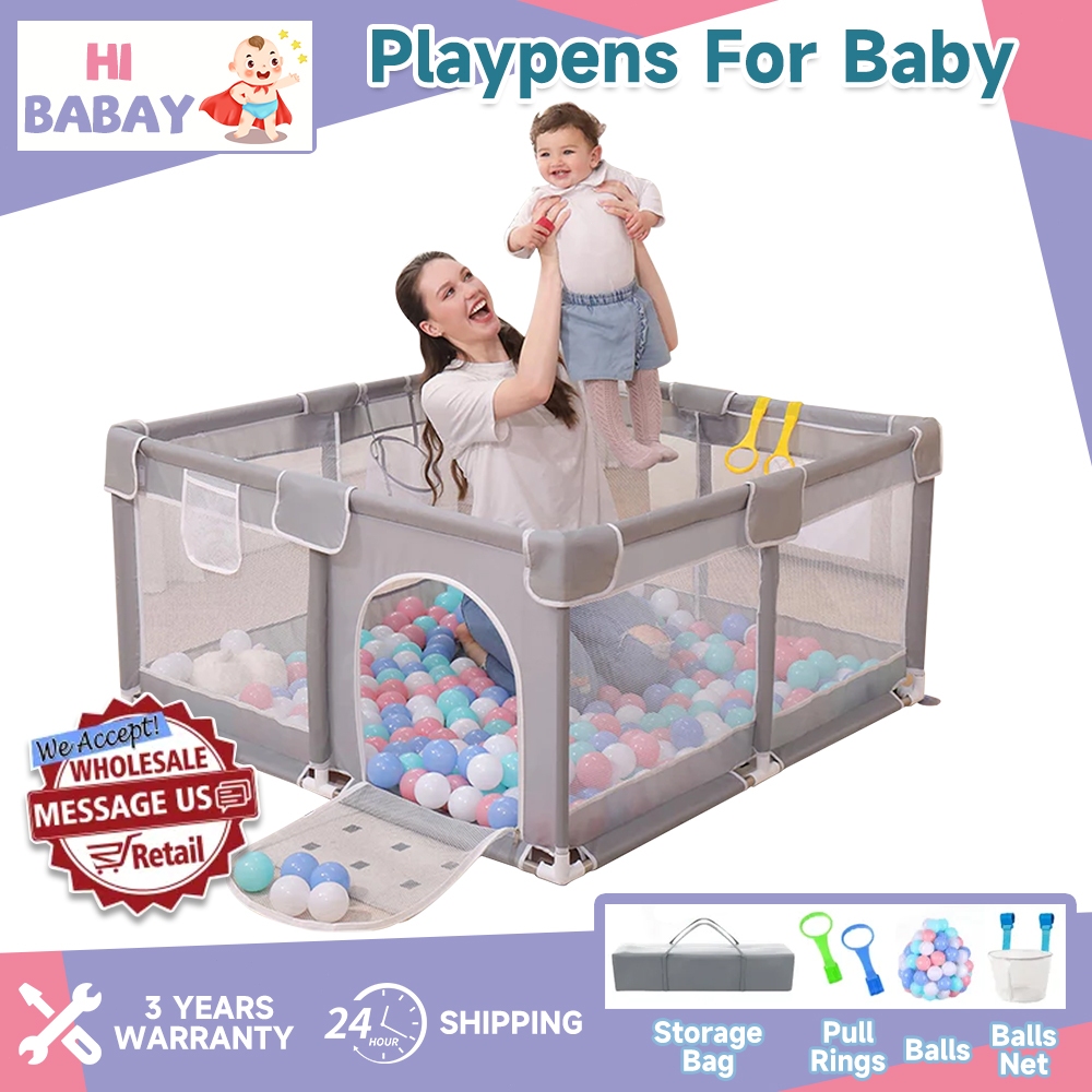 Big Playpen For Baby Playground Kids Activity Center Safety Fence ...