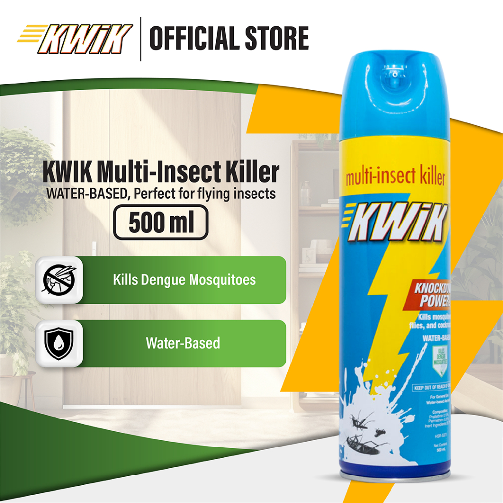 KWiK Multi-Insect Killer (Water-Based) 500mL | Shopee Philippines
