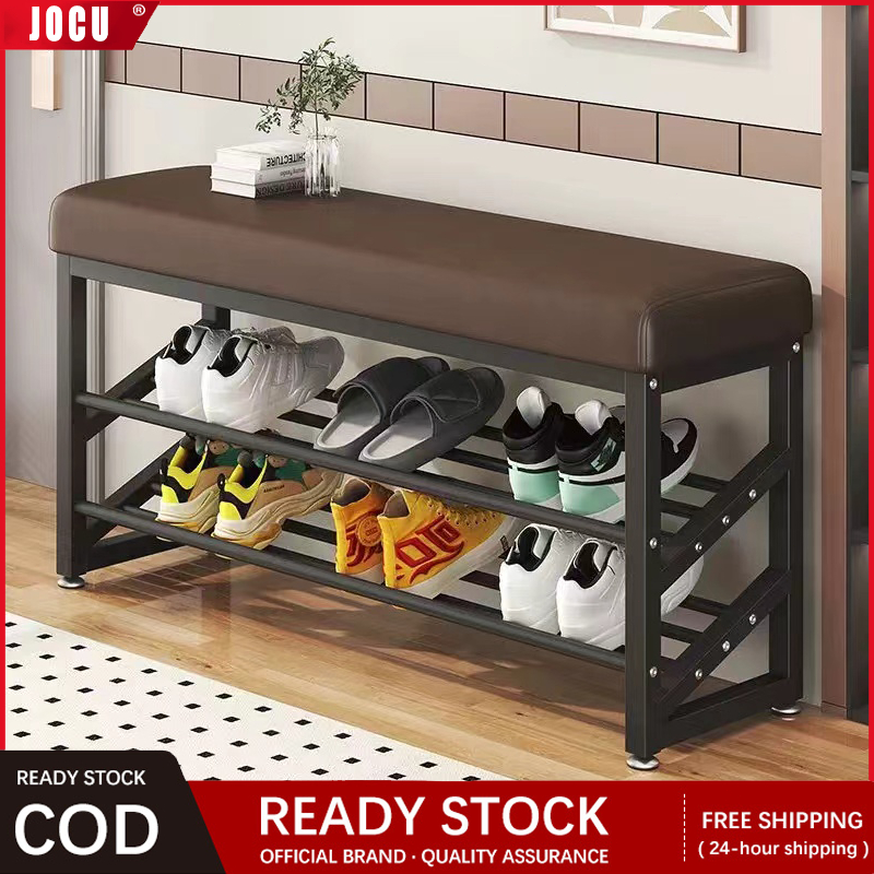 Shoe Stool Cabinet Shoe Rack Stool Storage Modern Storage Stool Cushion ...