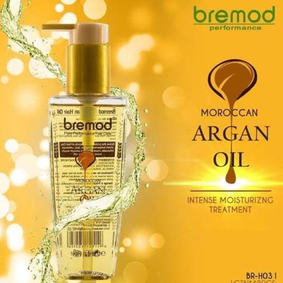 Bremod Moroccan Argan Oil Hair Serum 100ml | Shopee Philippines