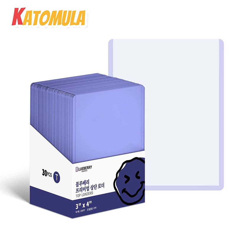 30pcs Blueberry Toploader Blue For Photocard Toploader With Film Lomo ...