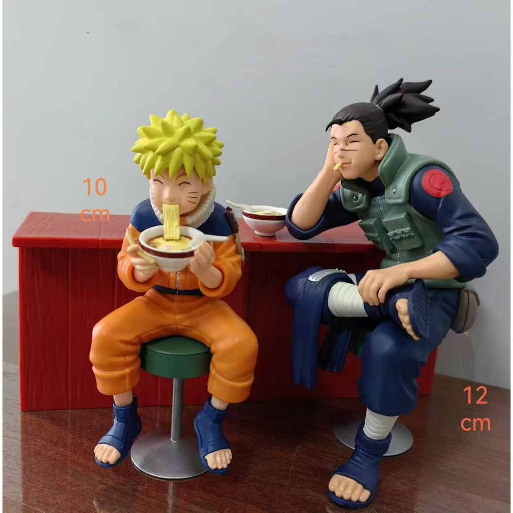 Naruto Uzamaki Naruto Shippuden Ramen Iruka Umino Set of 2 With Chair ...
