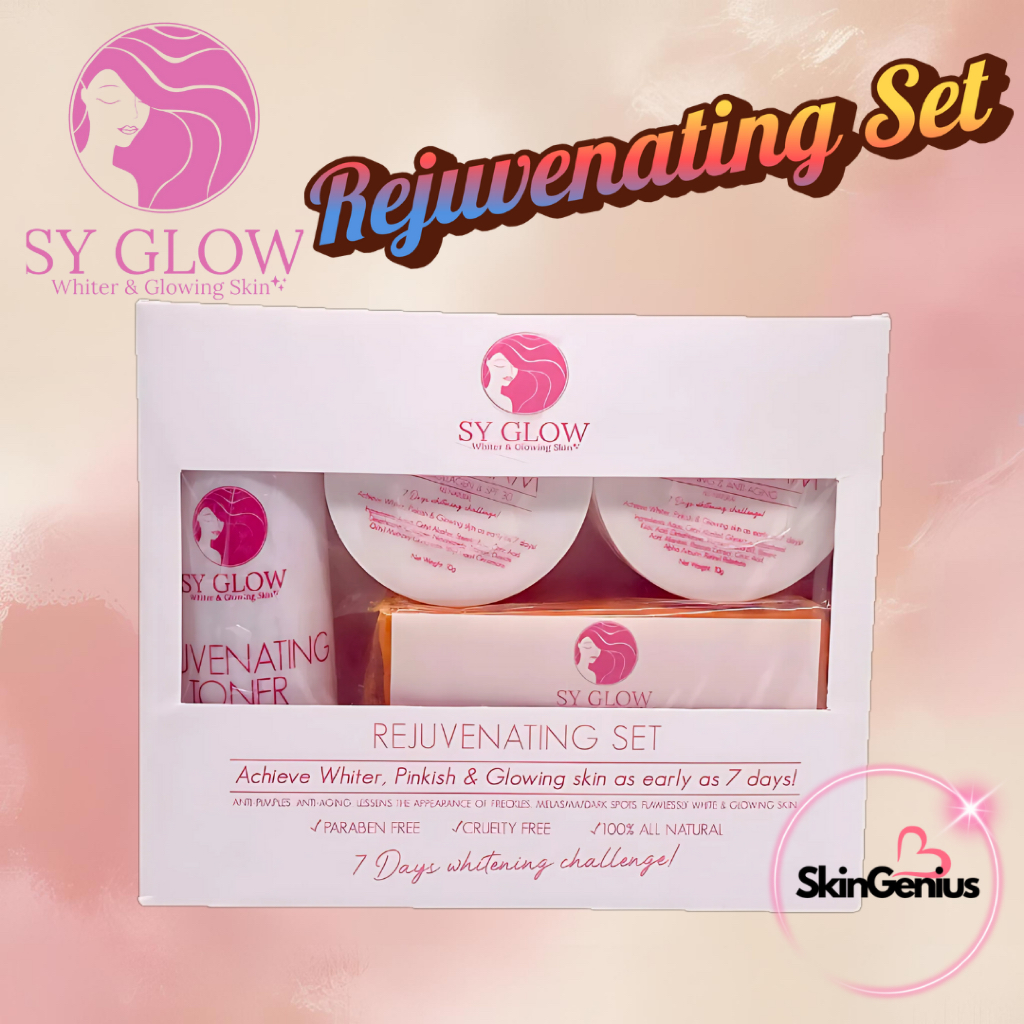 Sy Glow Rejuvenating Set - whitening challenge within 7 days | Shopee ...