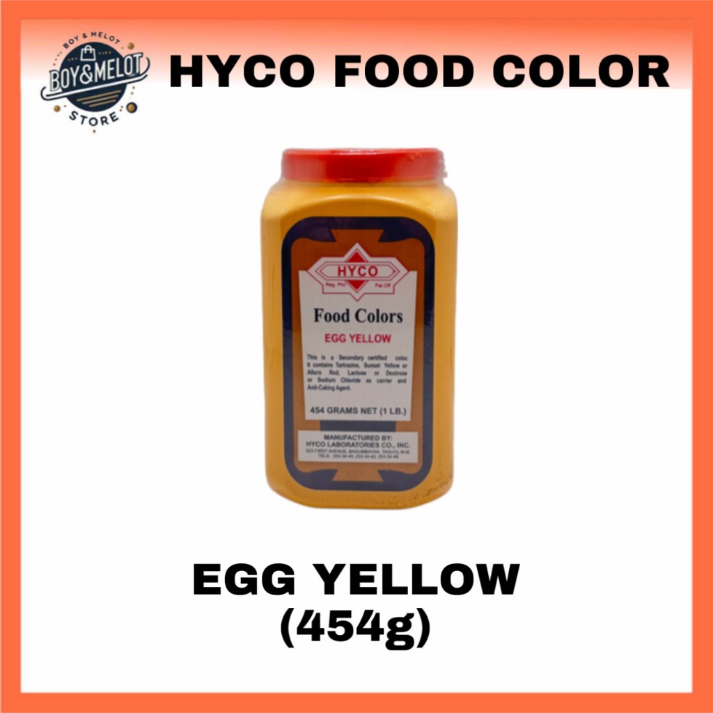 Hyco Food Color Egg Yellow (454g) | Shopee Philippines
