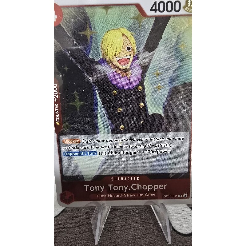 Tony Tony Chopper OP10-011 R Rare ENGLISH ONE PIECE Royal Blood TCG ...