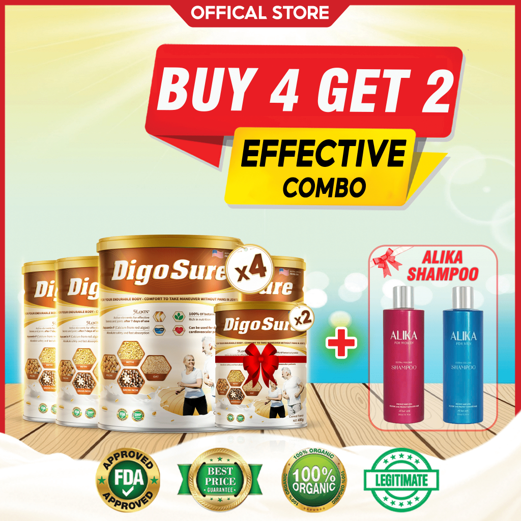 Digosure Milk Original (BUY 4 GET 2 FREE) For Bone And Joint Pain, Knee ...