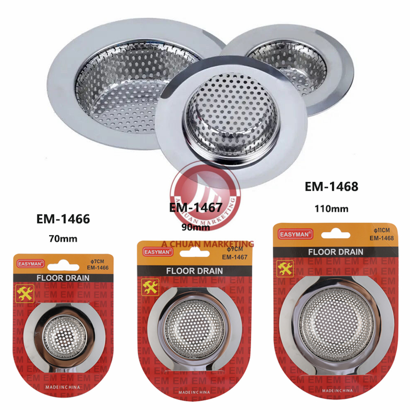 Kitchen Sink Strainer Kitchen Waste Drain Screen Drain Hole Filter Trap ...