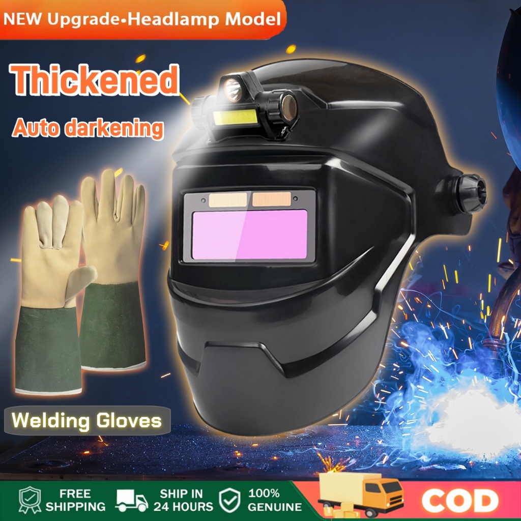 Auto darkening mask welding Professional Welder Anti-Glare safety ...
