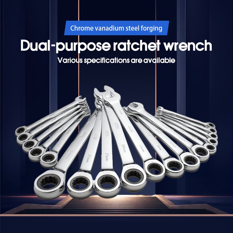 Rachet combination wrench steel chromevanadium 8-24mm(per piece ...